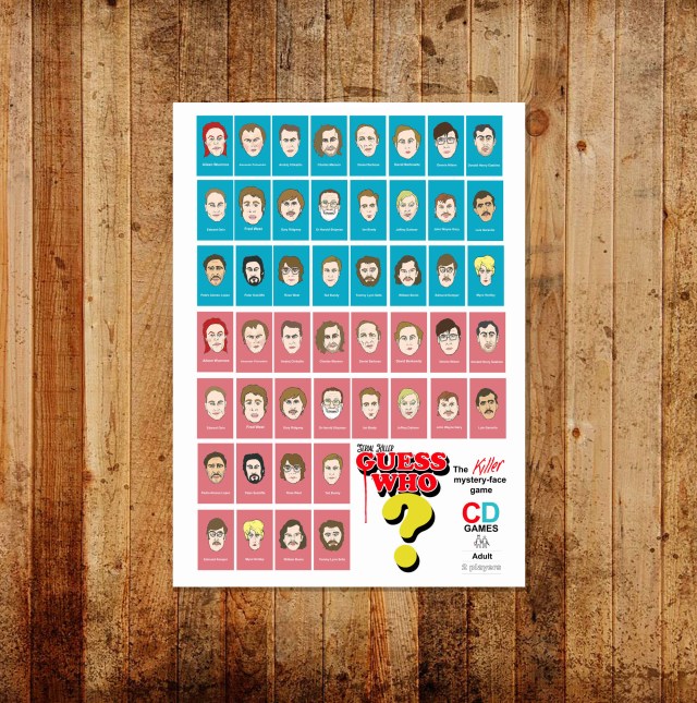 Serial Killer Edition Guess Who Prints – Art for your wall